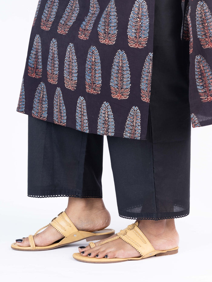 Nivya Cotton Black Palazzo