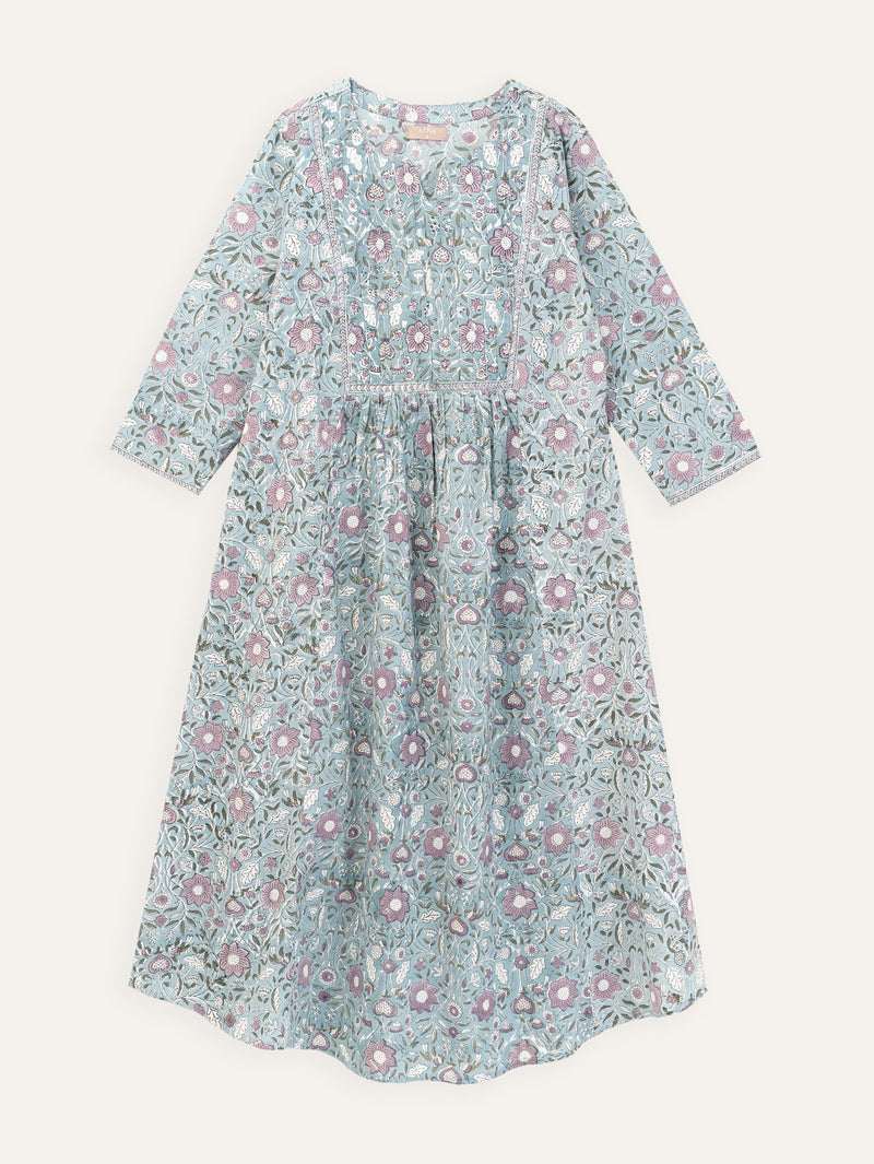 Senha Cotton Block Printed A-Line Kurta