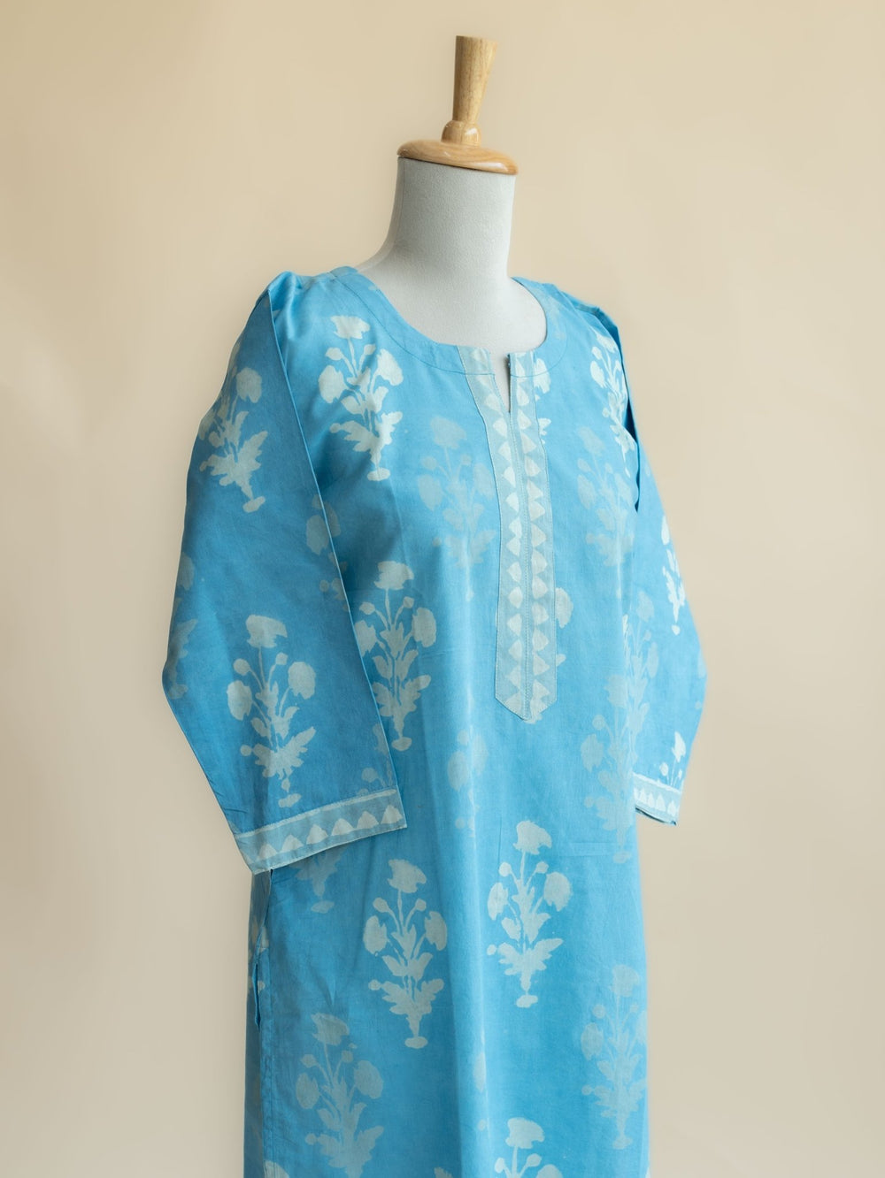 Tavisha Cotton Block Printed Straight Kurta