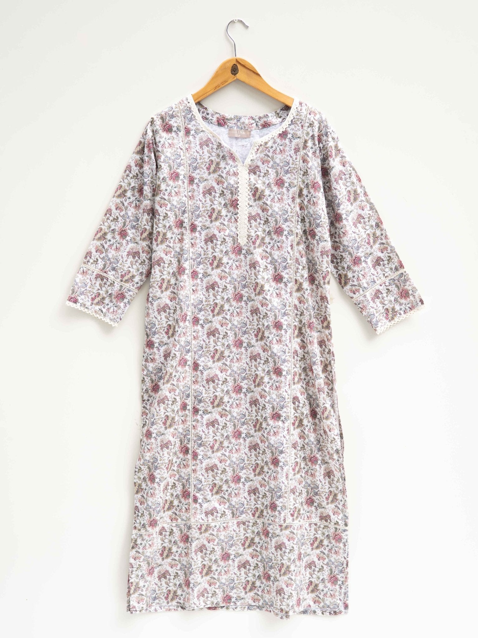 Tanzeela Cotton Lawn Digital Print Straight Kurta